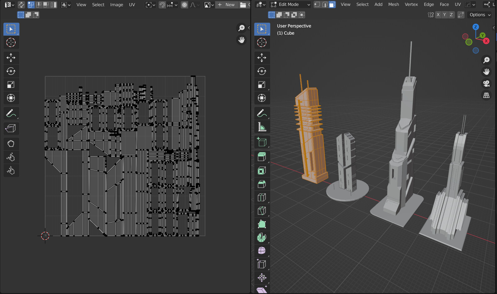 ArtStation - Cyberpunk Building | Game Assets
