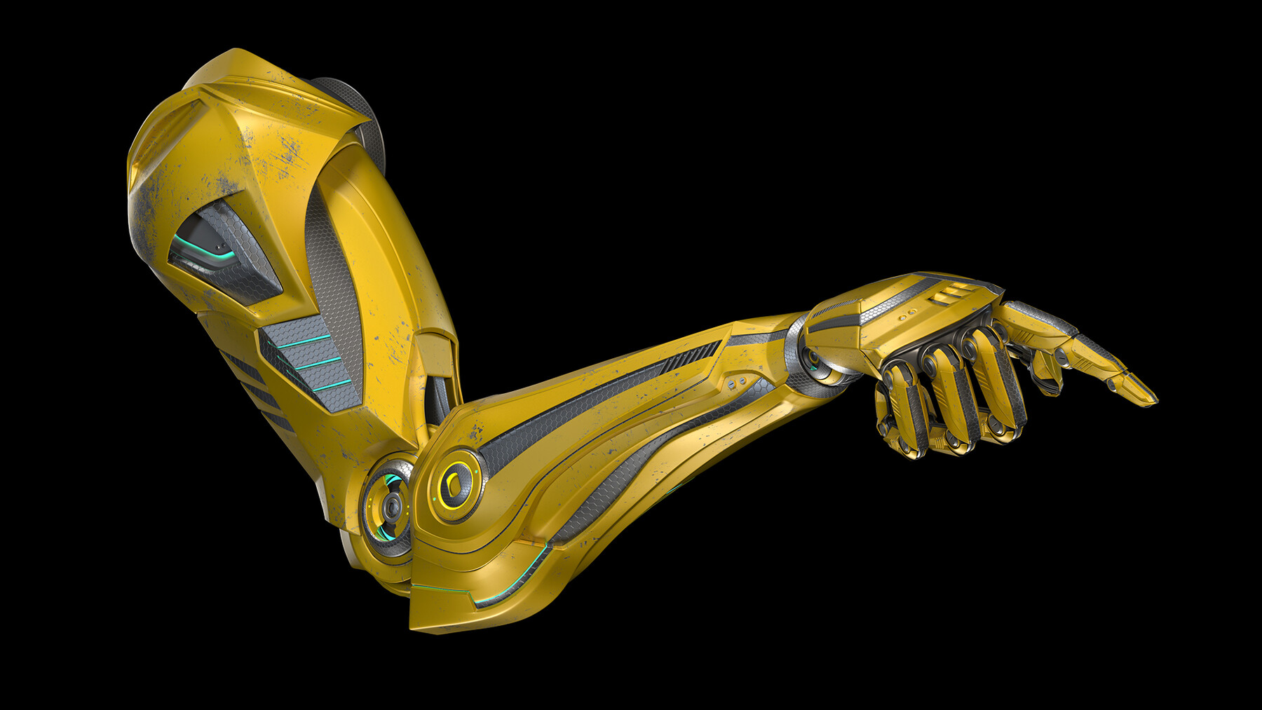 ArtStation - ROBOT MECH ARM - RIGGED 3D model | Resources
