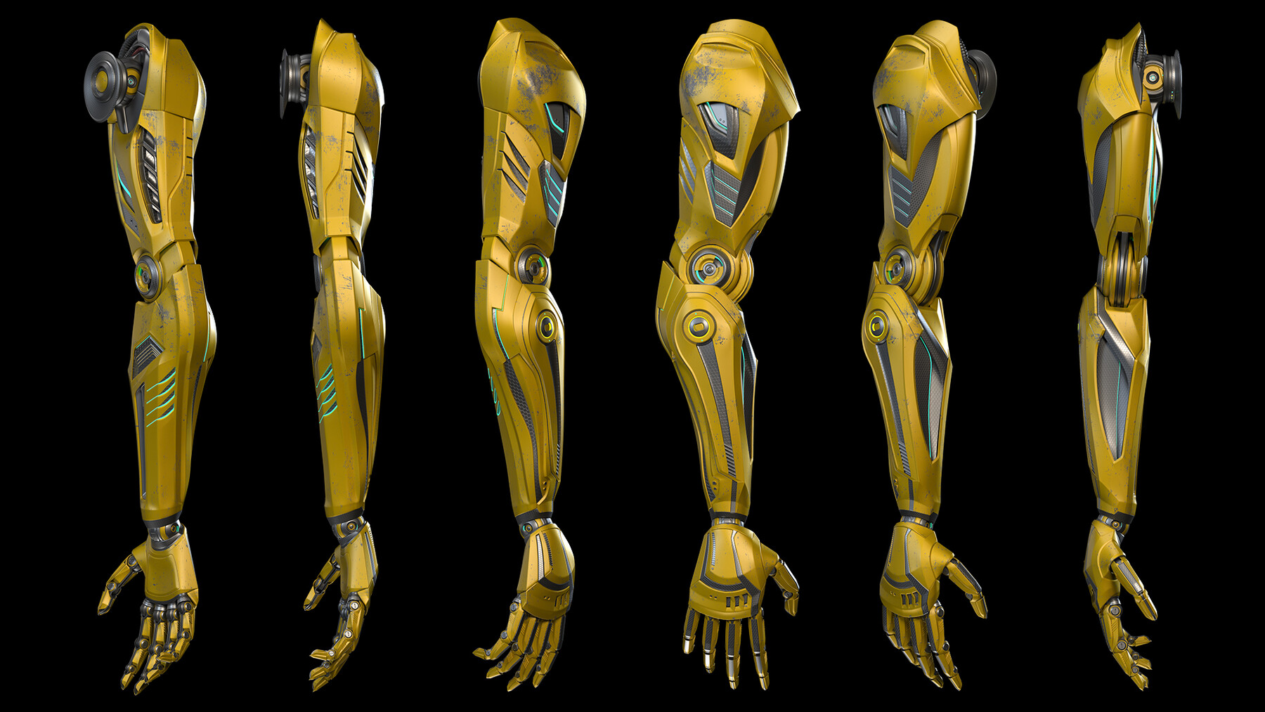 ArtStation - ROBOT MECH ARM - RIGGED 3D model | Resources