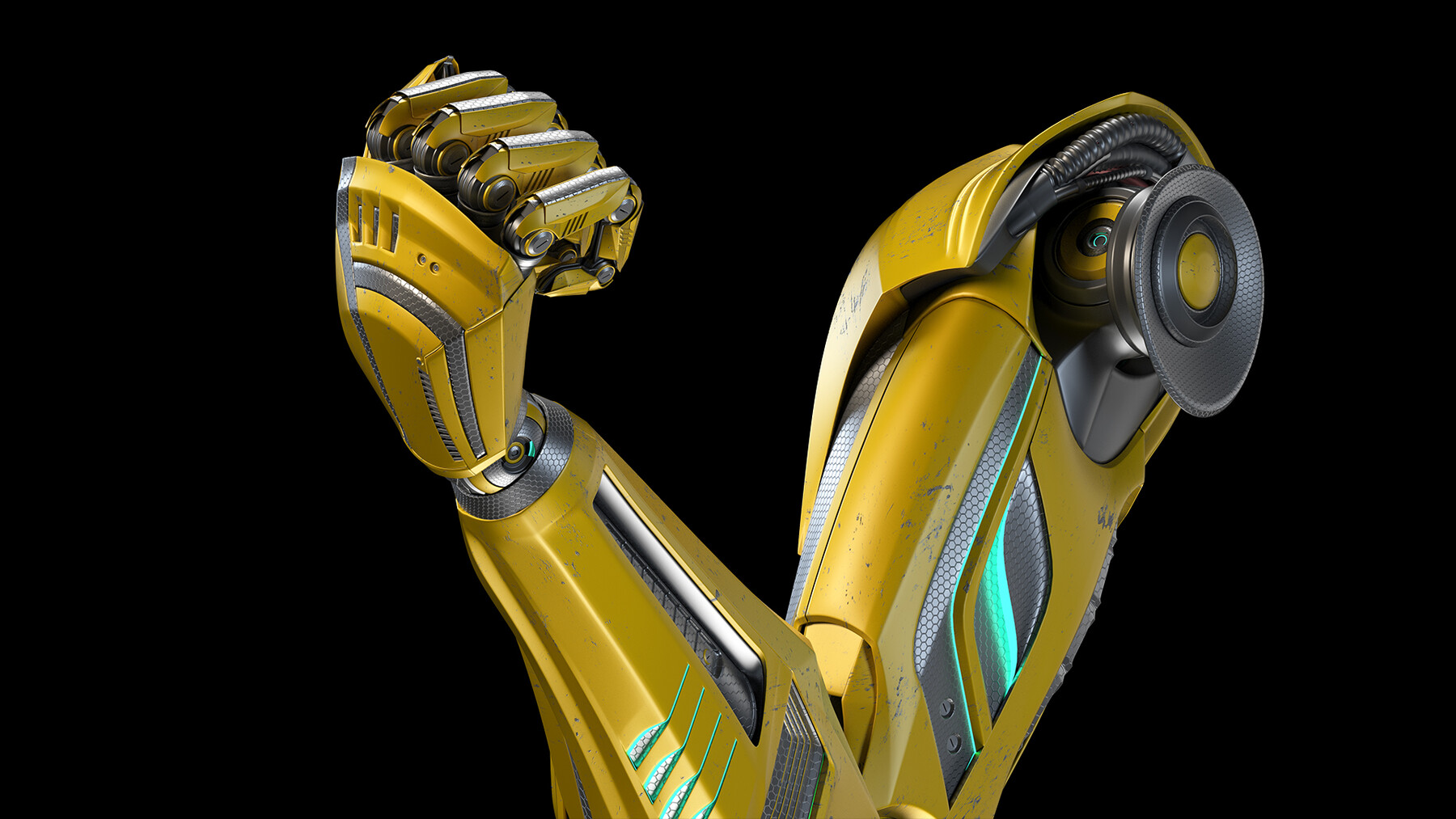 ArtStation - ROBOT MECH ARM - RIGGED 3D model | Resources