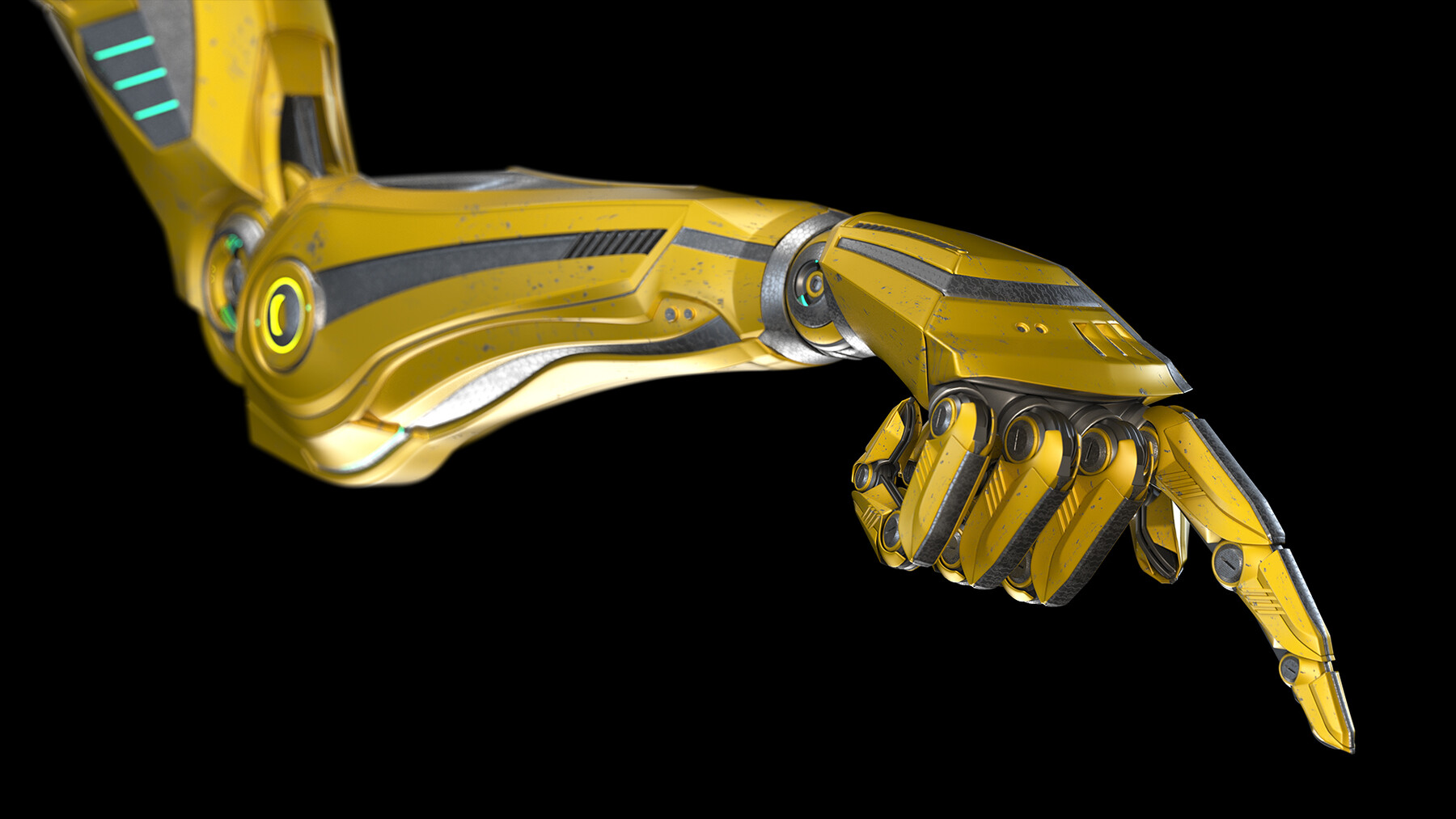 ArtStation - ROBOT MECH ARM - RIGGED 3D model | Resources