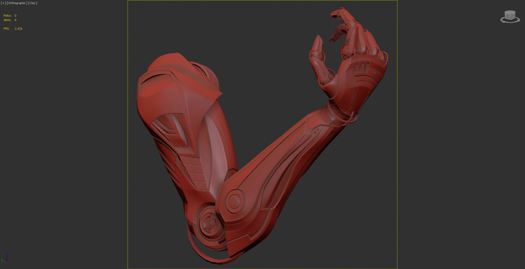 ArtStation - ROBOT MECH ARM - RIGGED 3D model | Resources