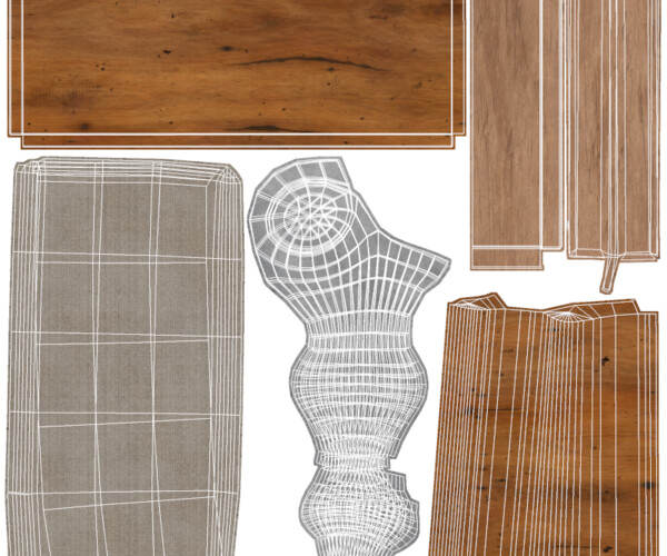 ArtStation - Roman couch - lectus cubicularis servorum | Game Assets