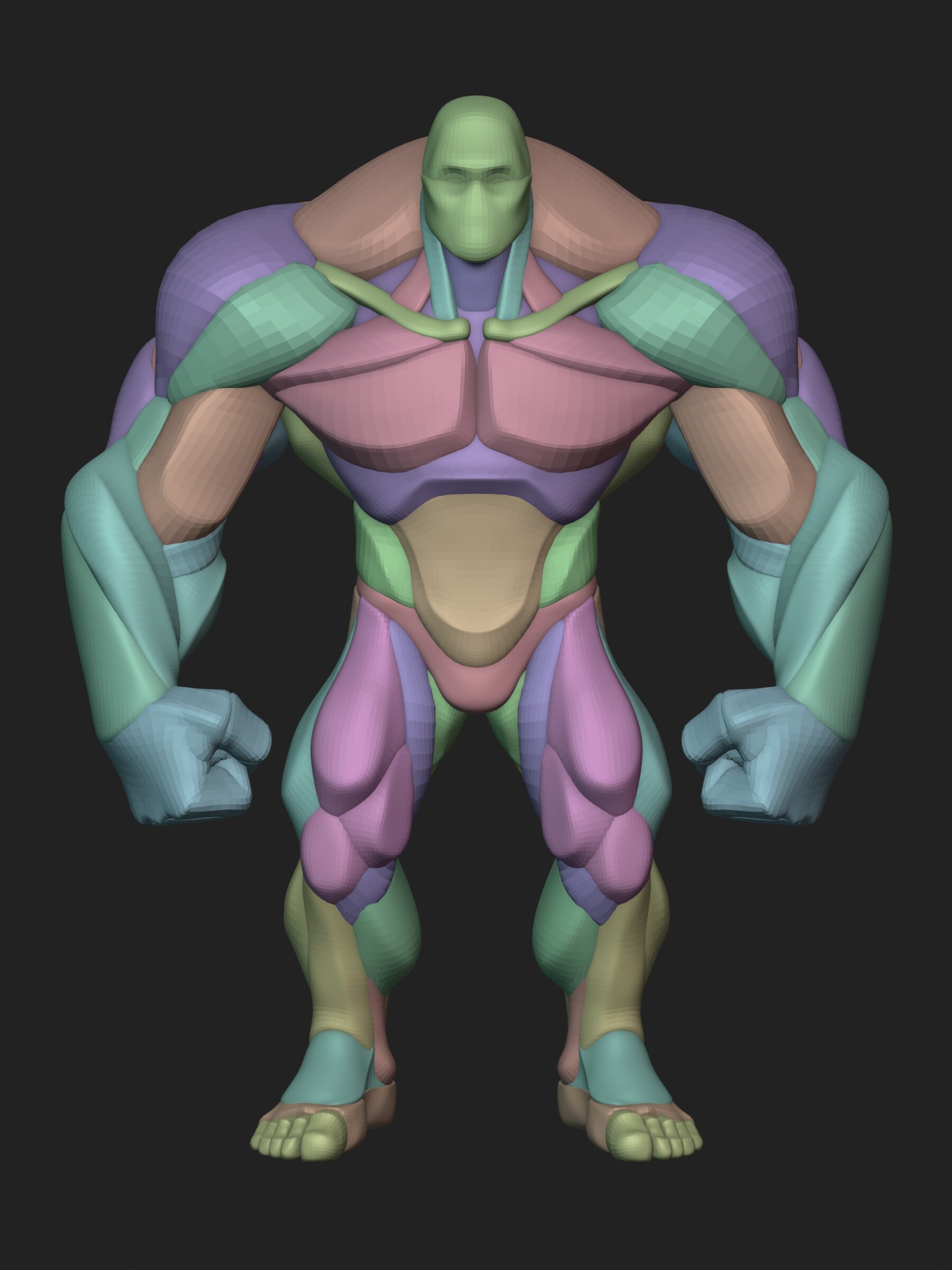 ArtStation - Super Hero Anatomy Blockout V2 | Resources