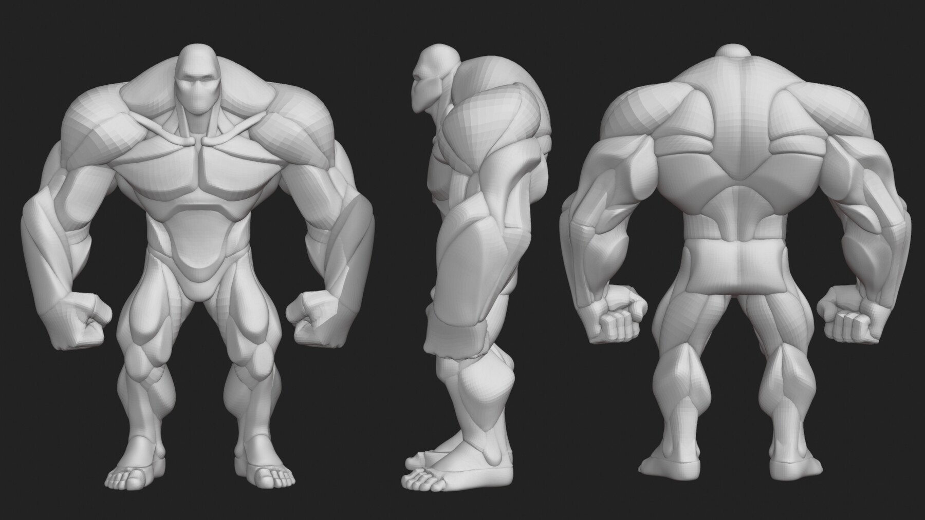ArtStation - Super Hero Anatomy Blockout V2 | Resources