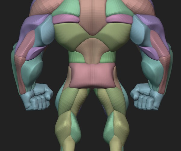ArtStation - Super Hero Anatomy Blockout V2 | Resources