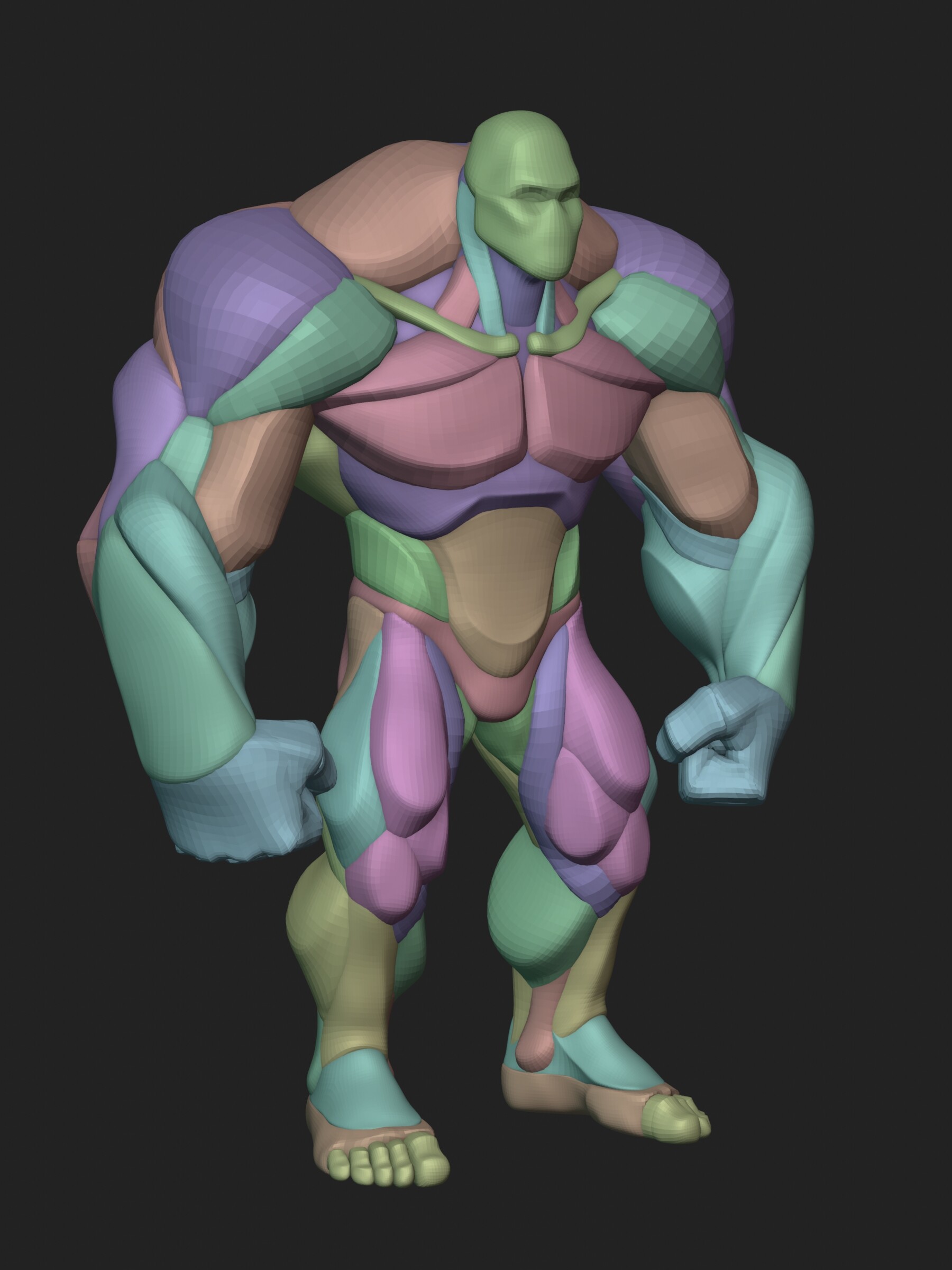 ArtStation - Super Hero Anatomy Blockout V2 | Resources