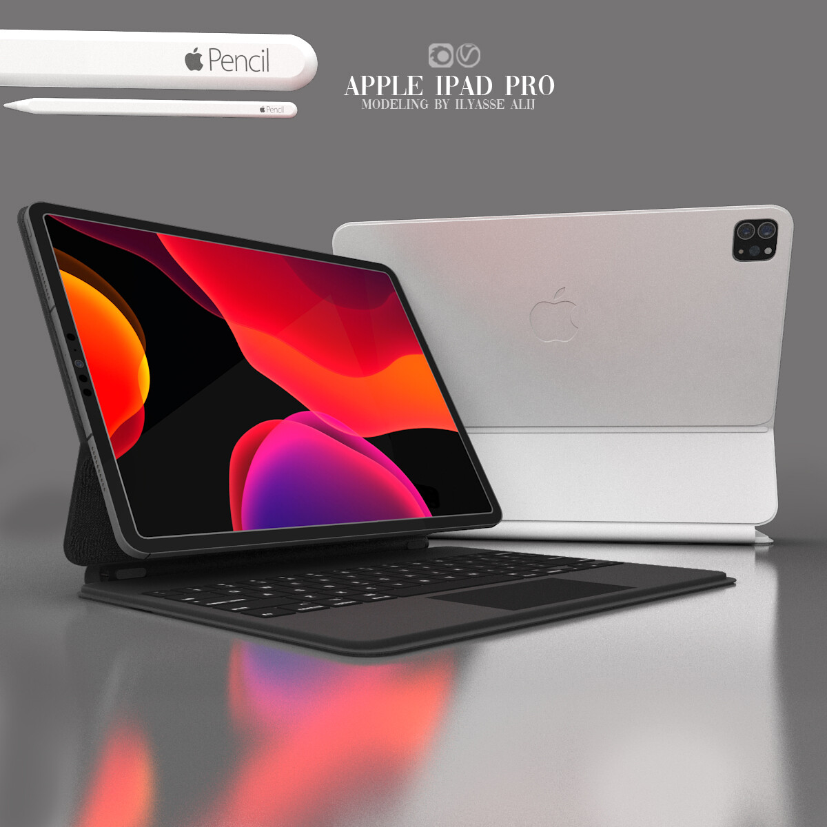 ArtStation - apple ipad pro 3D model | Resources