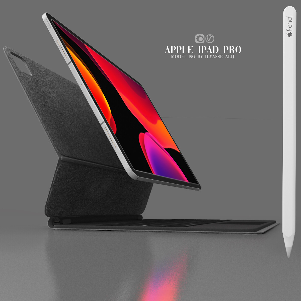 ArtStation - apple ipad pro 3D model | Resources