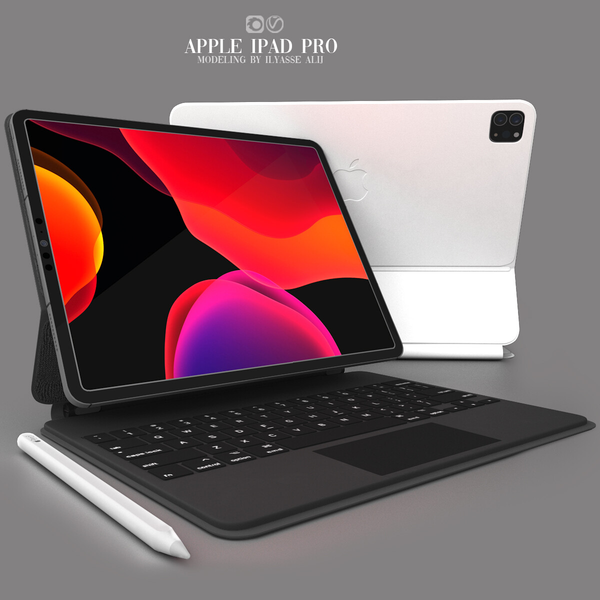 ArtStation - apple ipad pro 3D model | Resources