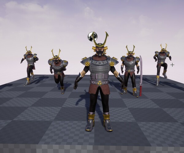 ArtStation - CyberSamurai | Game Assets