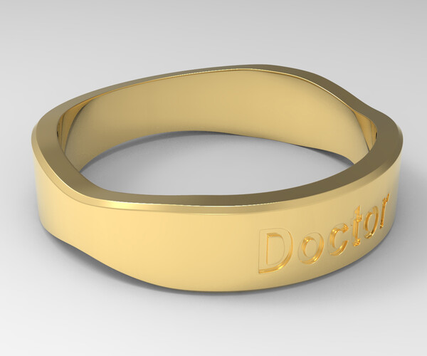 ArtStation - Doctor Ring Female Gold | Resources