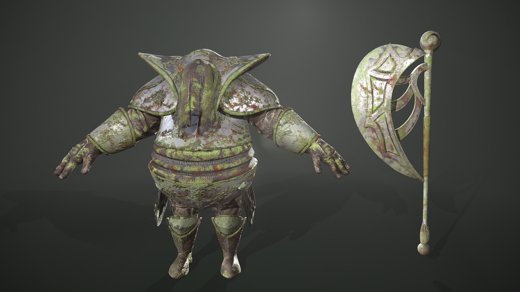 ArtStation - Swamp Guardian Low-poly 3D model | Game Assets