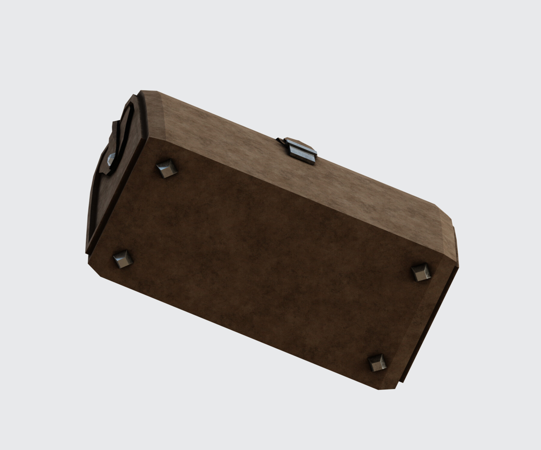ArtStation - Brown leather bag | Game Assets