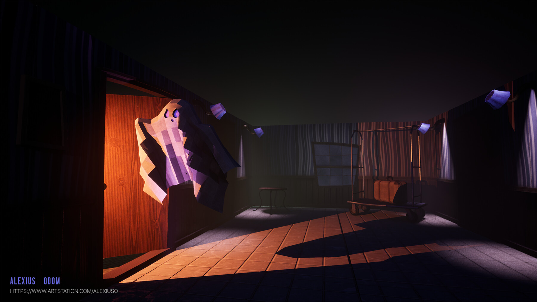 ArtStation - Haunted Motel Asset Pack | Low Poly | Game Assets