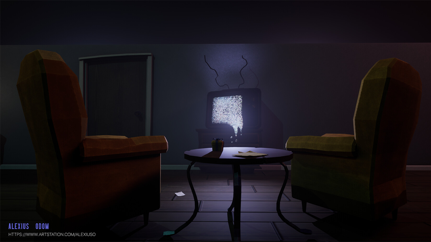 ArtStation - Haunted Motel Asset Pack | Low Poly | Game Assets