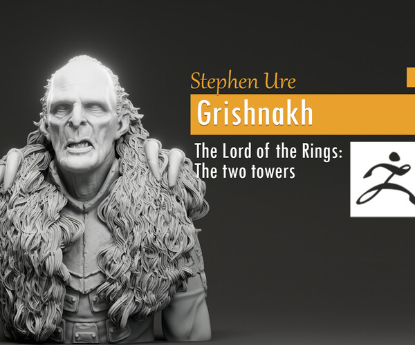 ArtStation - Stephen Ure - Grishnakh - The Lord of the Rings | Resources