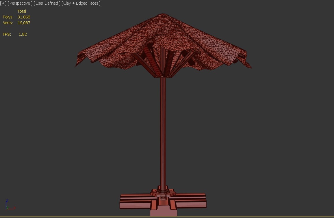 ArtStation - learning modeling and animat outdoor umbrella | Tutorials