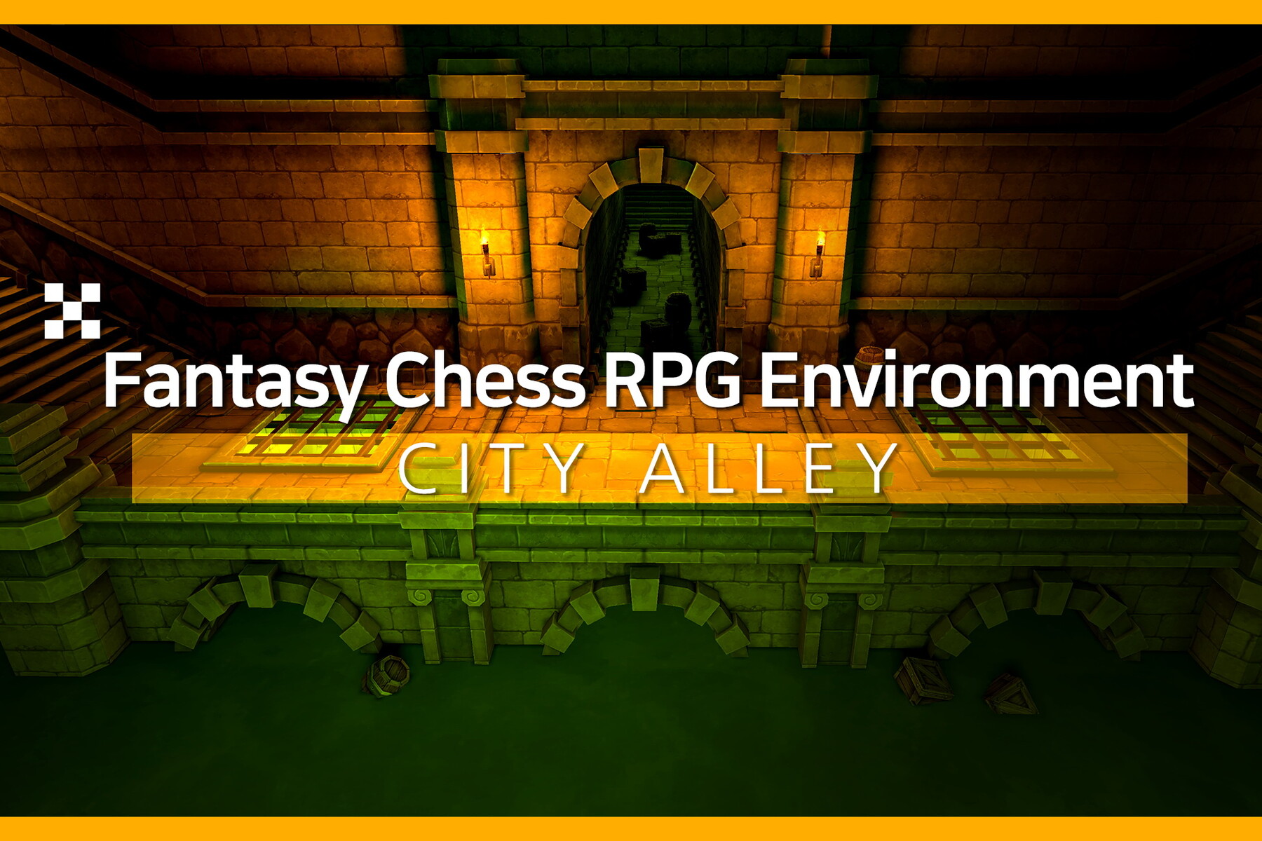 ArtStation - Fantasy Chess RPG Environment - City Alley | Game Assets