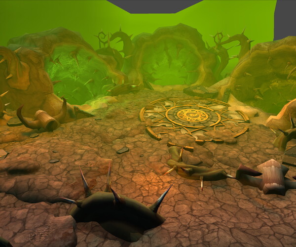 ArtStation - Fantasy Chess RPG Environment - Dungeon3 | Game Assets