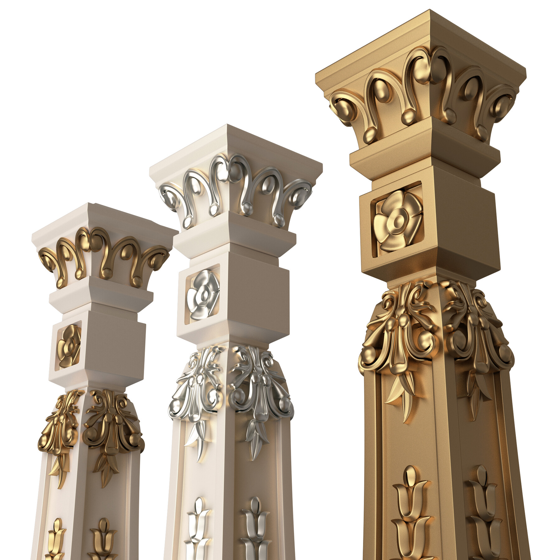 ArtStation - Classic Baluster 07 | Resources