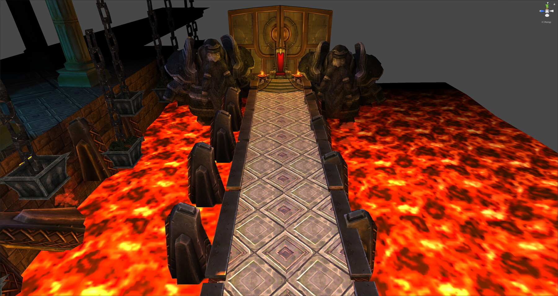 ArtStation - Fantasy Chess RPG Environment - Dwarf Throne | Game Assets