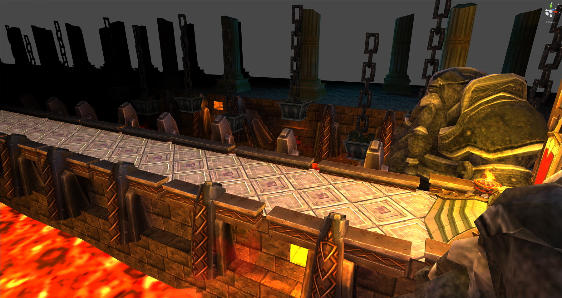 ArtStation - Fantasy Chess RPG Environment - Dwarf Throne | Game Assets