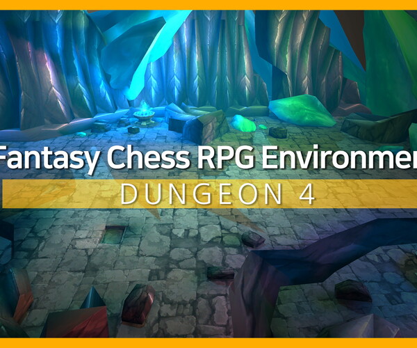 ArtStation - Fantasy Chess RPG Environment - Dungeon4 | Game Assets