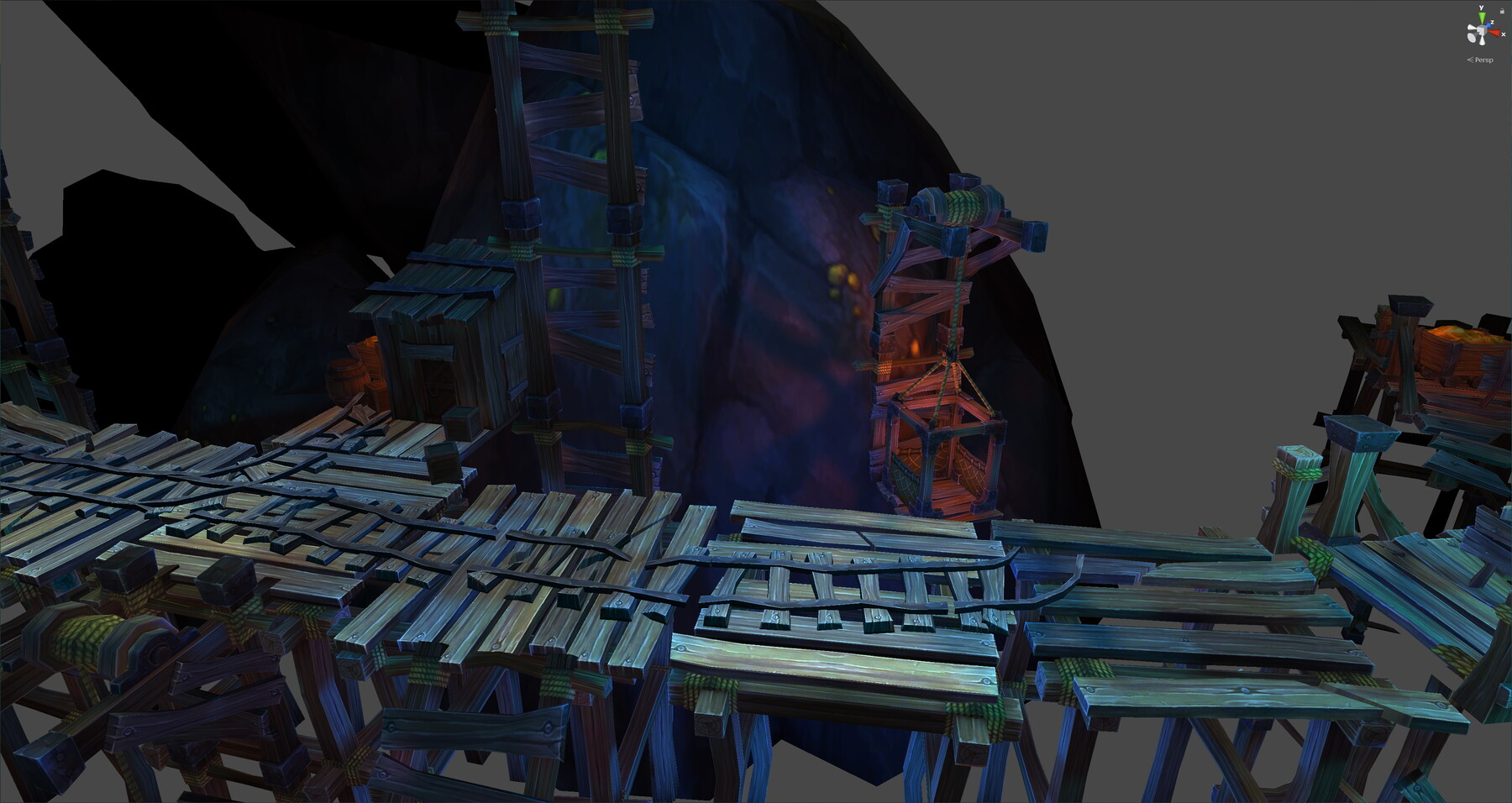 ArtStation - Fantasy Chess RPG Environment - Mining Dungeon | Game Assets