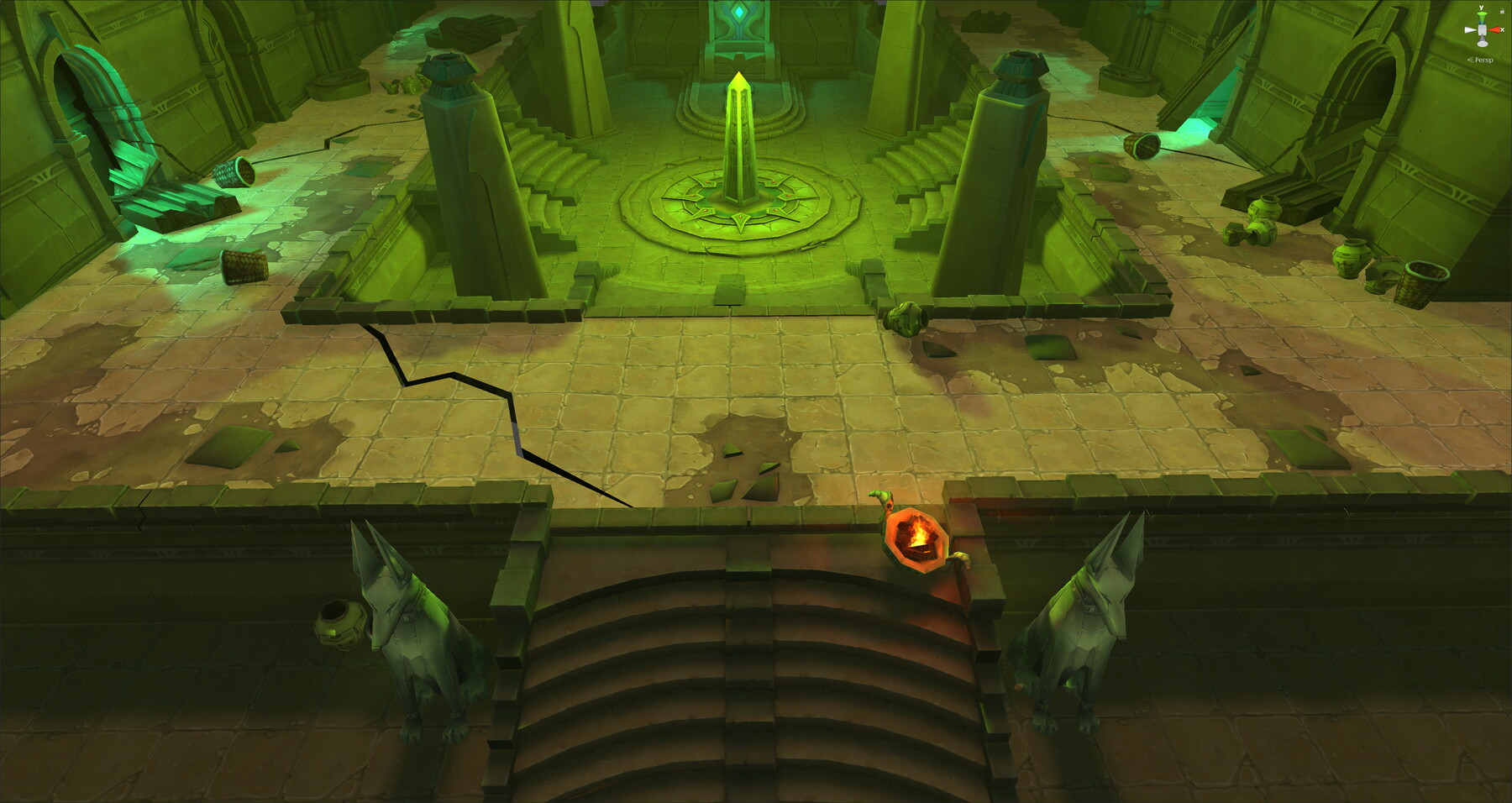 ArtStation - Fantasy Chess RPG Environment - Pyramid Dungeon | Game Assets