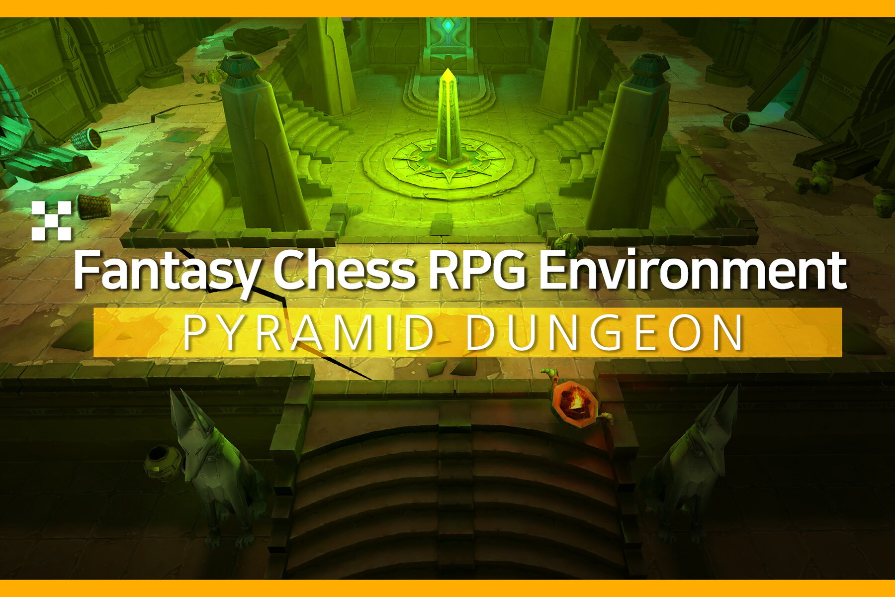 ArtStation - Fantasy Chess RPG Environment - Pyramid Dungeon | Game Assets