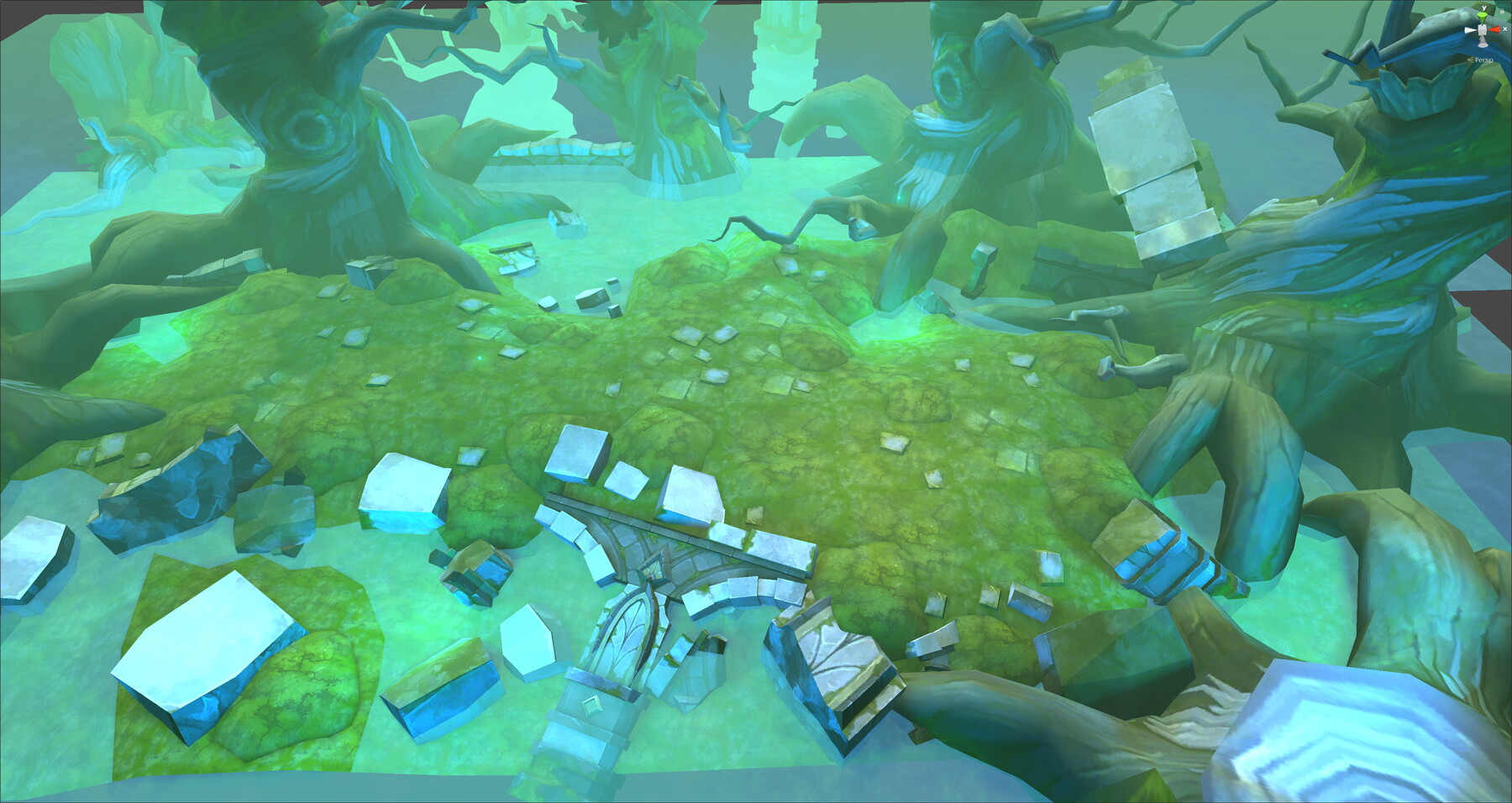 ArtStation - Fantasy Chess RPG Environment - Swamp Ruins | Game Assets