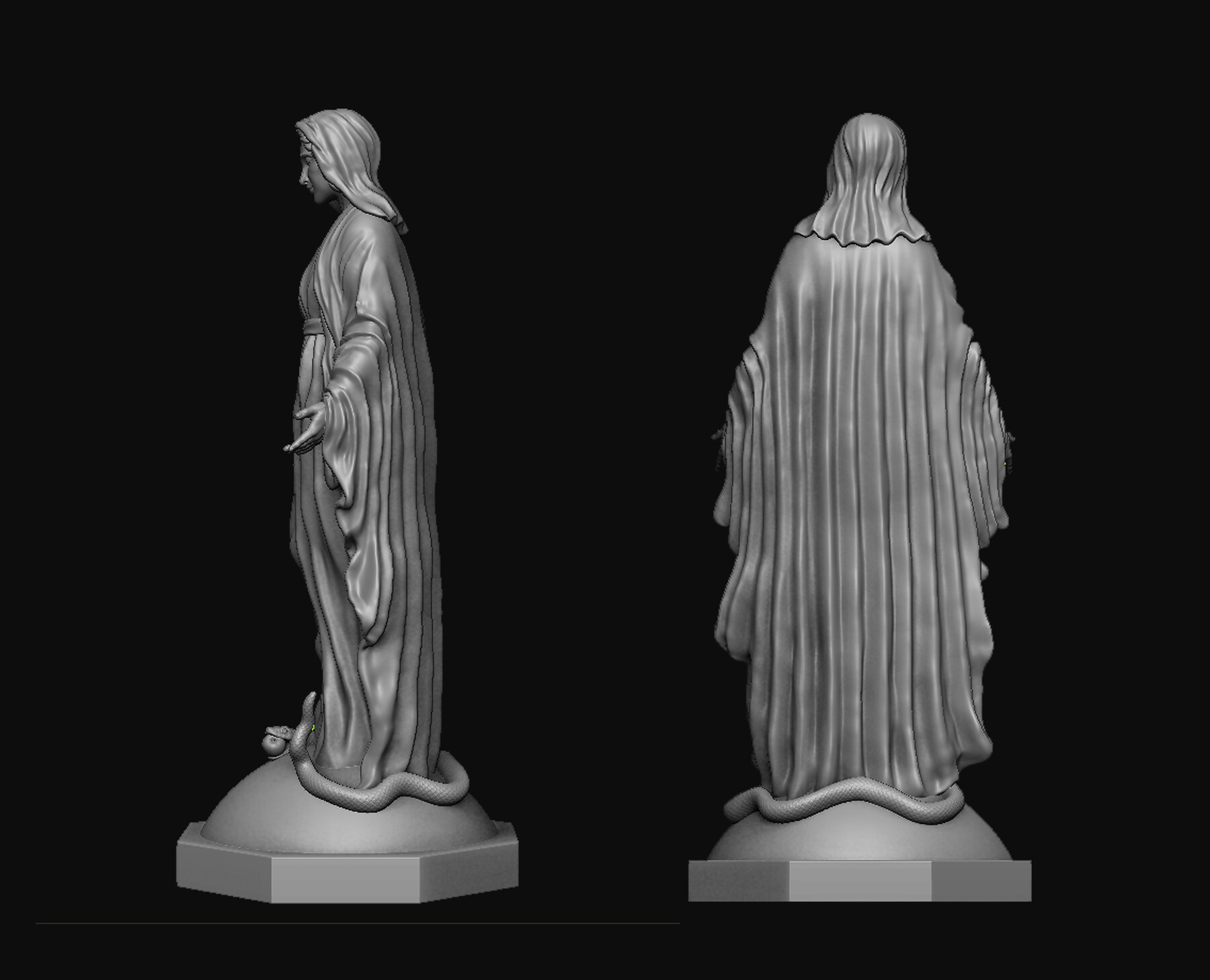 ArtStation - Saint Virgin Mary 3D print | Resources
