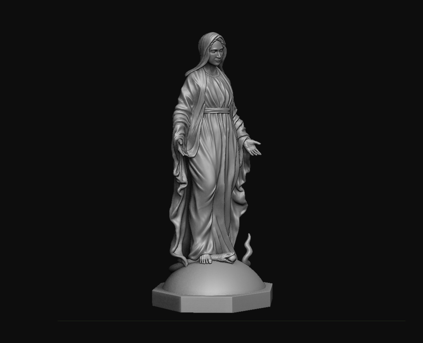 ArtStation - Saint Virgin Mary 3D print | Resources