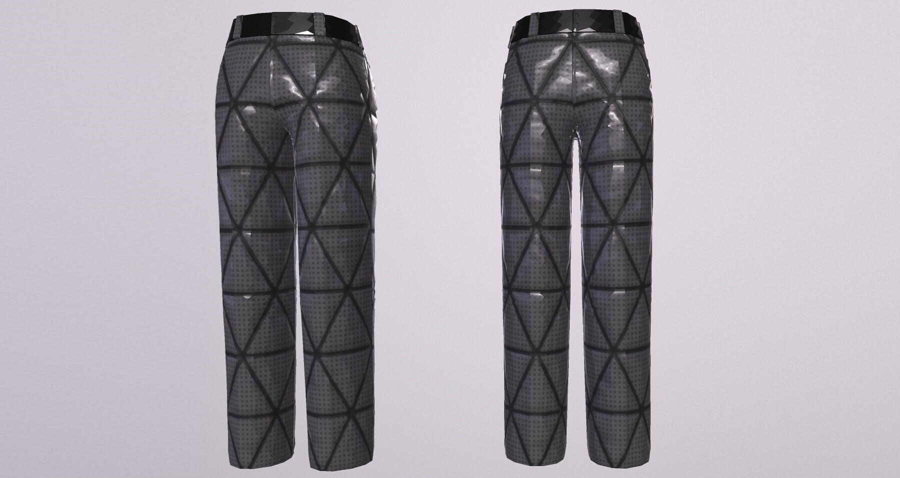 ArtStation - HIGH FASHION PANTS low-poly PBR | Game Assets