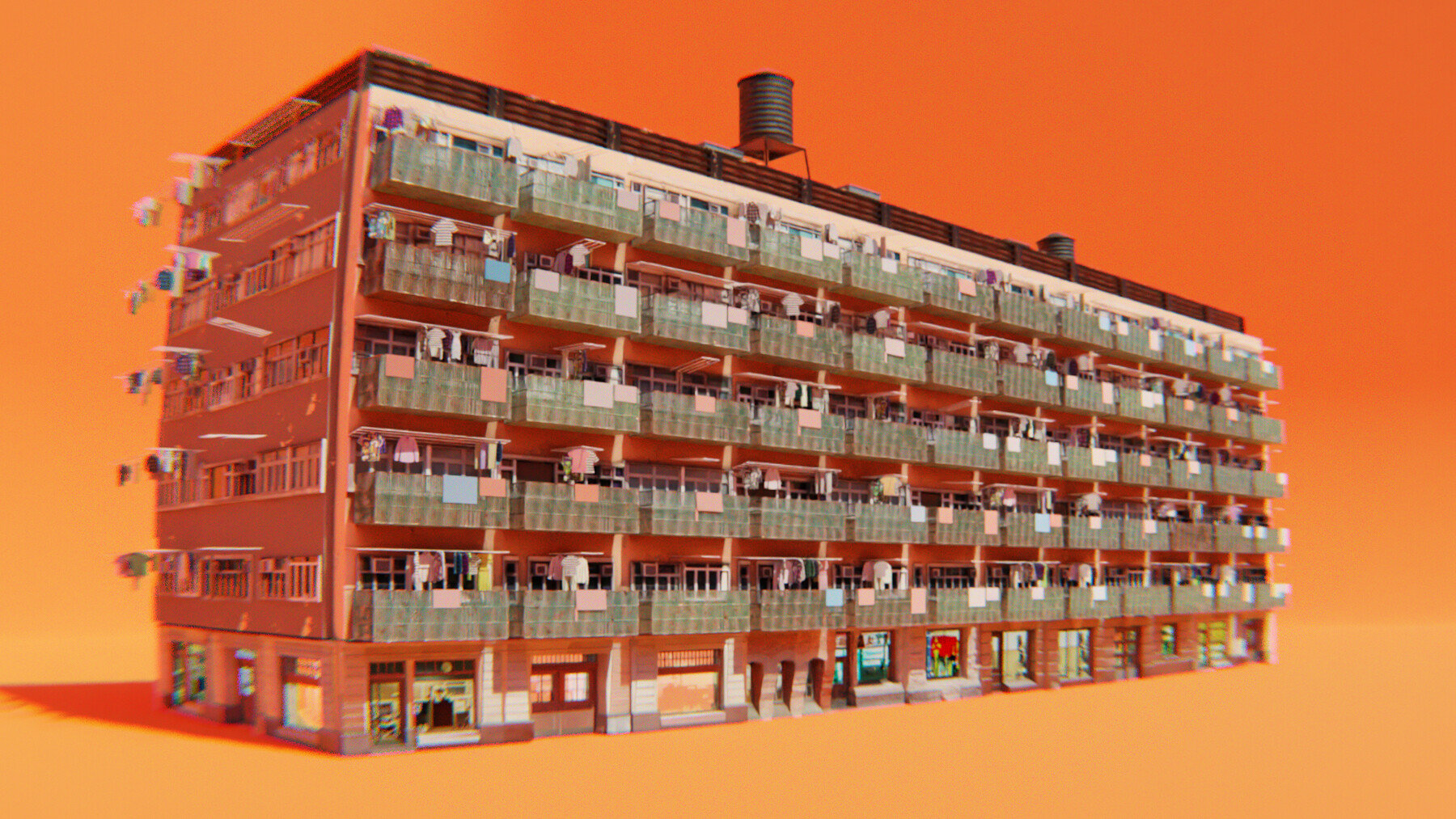 ArtStation - Blender Procedural Building (Kitbash Geonode) | Resources