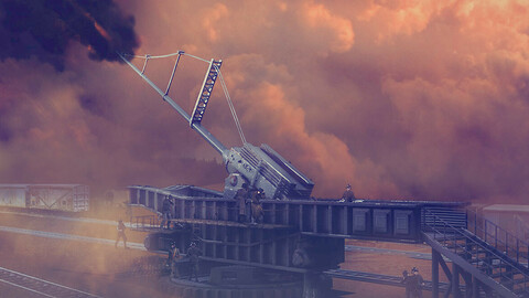 ArtStation - PARIS GUN 1918 | Resources