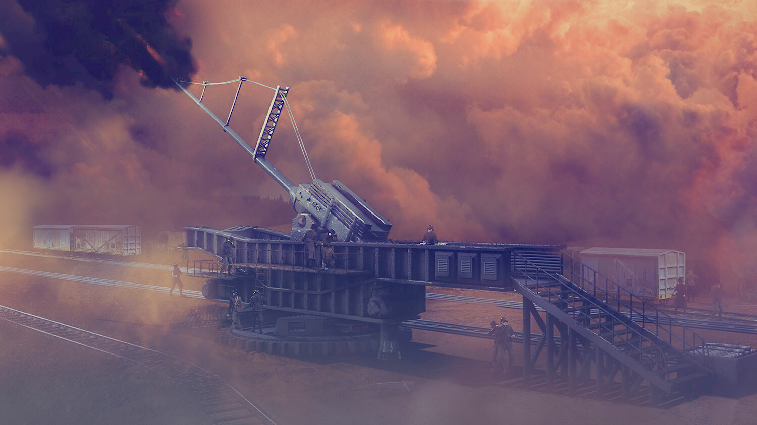 ArtStation - PARIS GUN 1918 | Resources