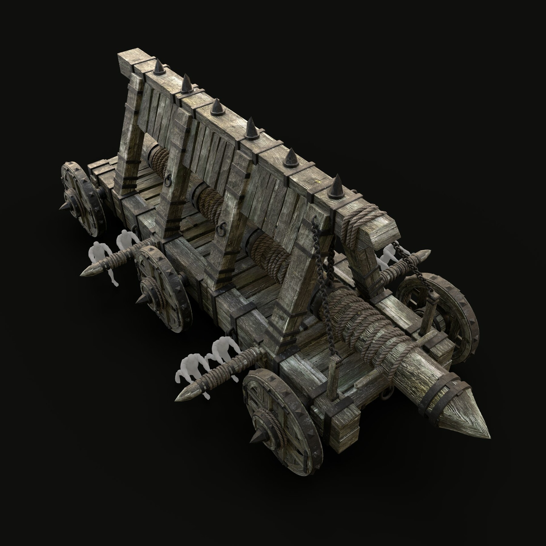 ArtStation - WAR MACHINE BATTERING RAM MEDIEVAL SIEGE WAR BATTLE | Game ...