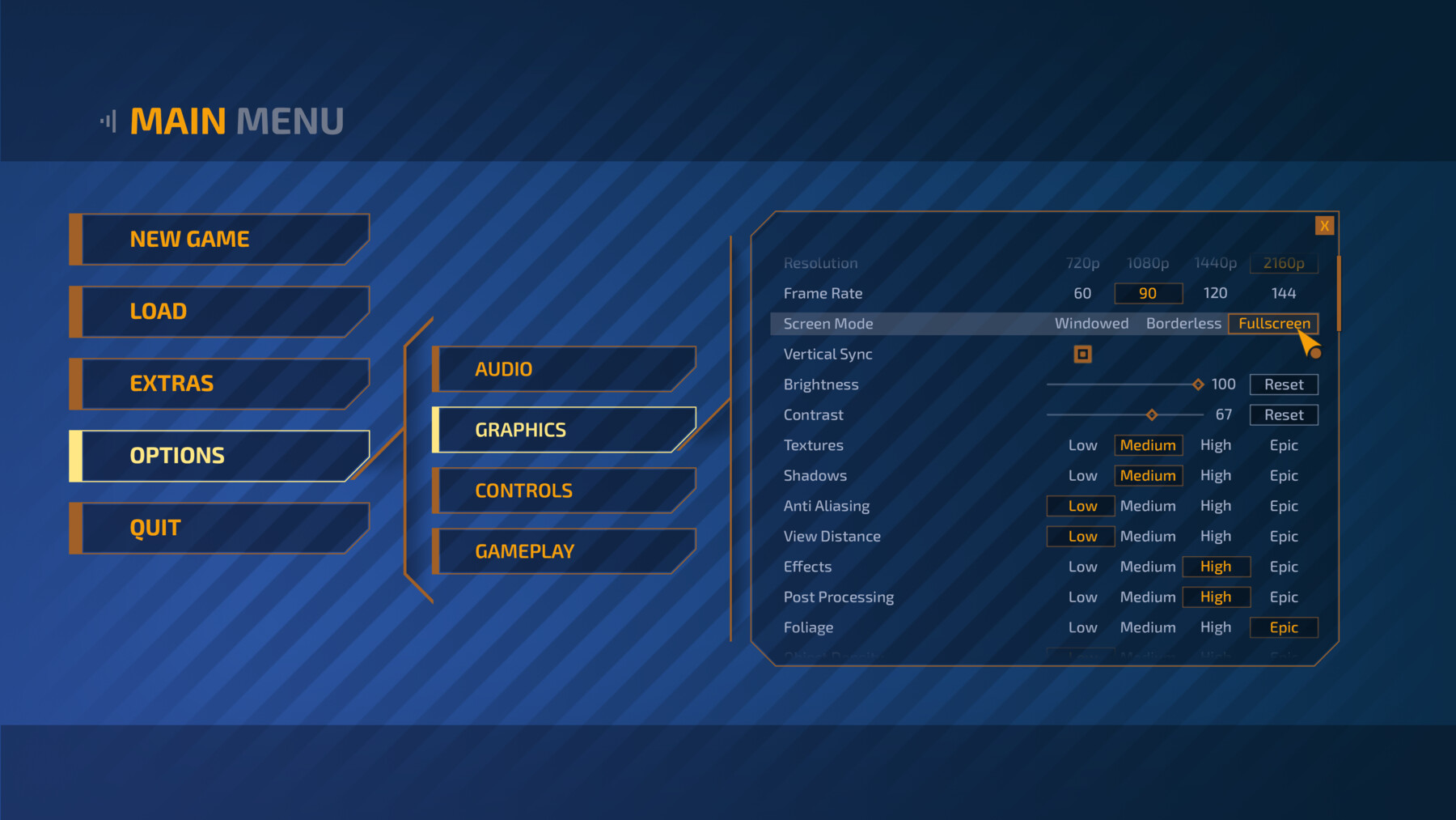 ArtStation - Tech UI - Simple | Game Assets