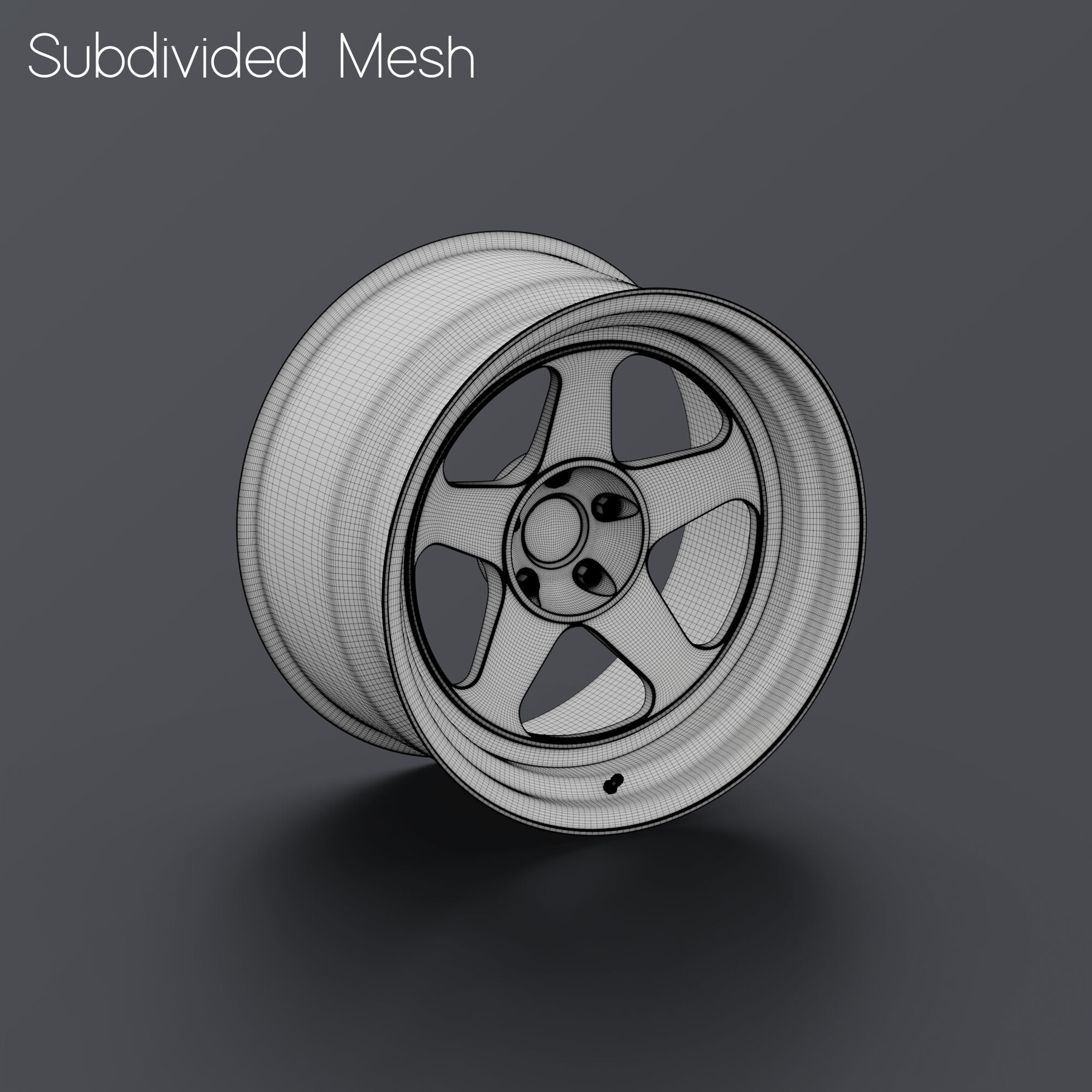 Jakob Grün - Rotiform ROC-H Hoonigan Rim/Wheel 3D Model