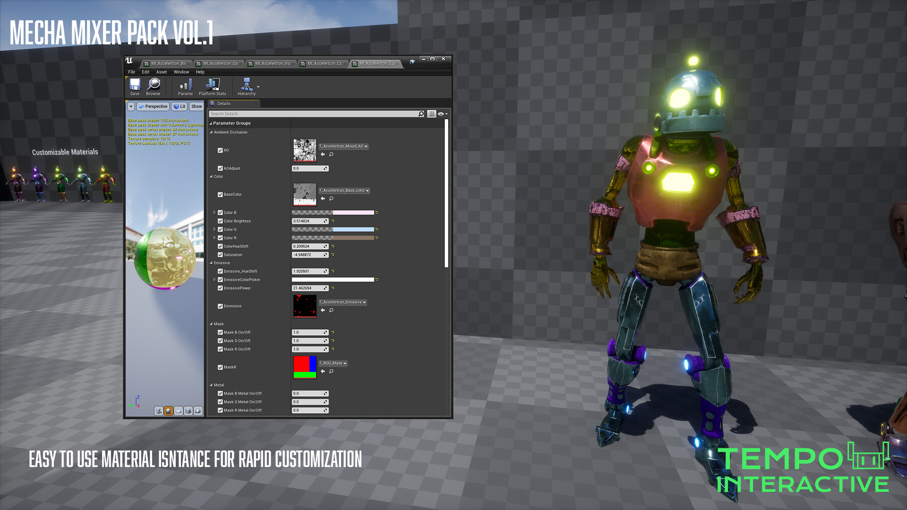 ArtStation - Mecha Mixer Pack Vol.1 | Game Assets