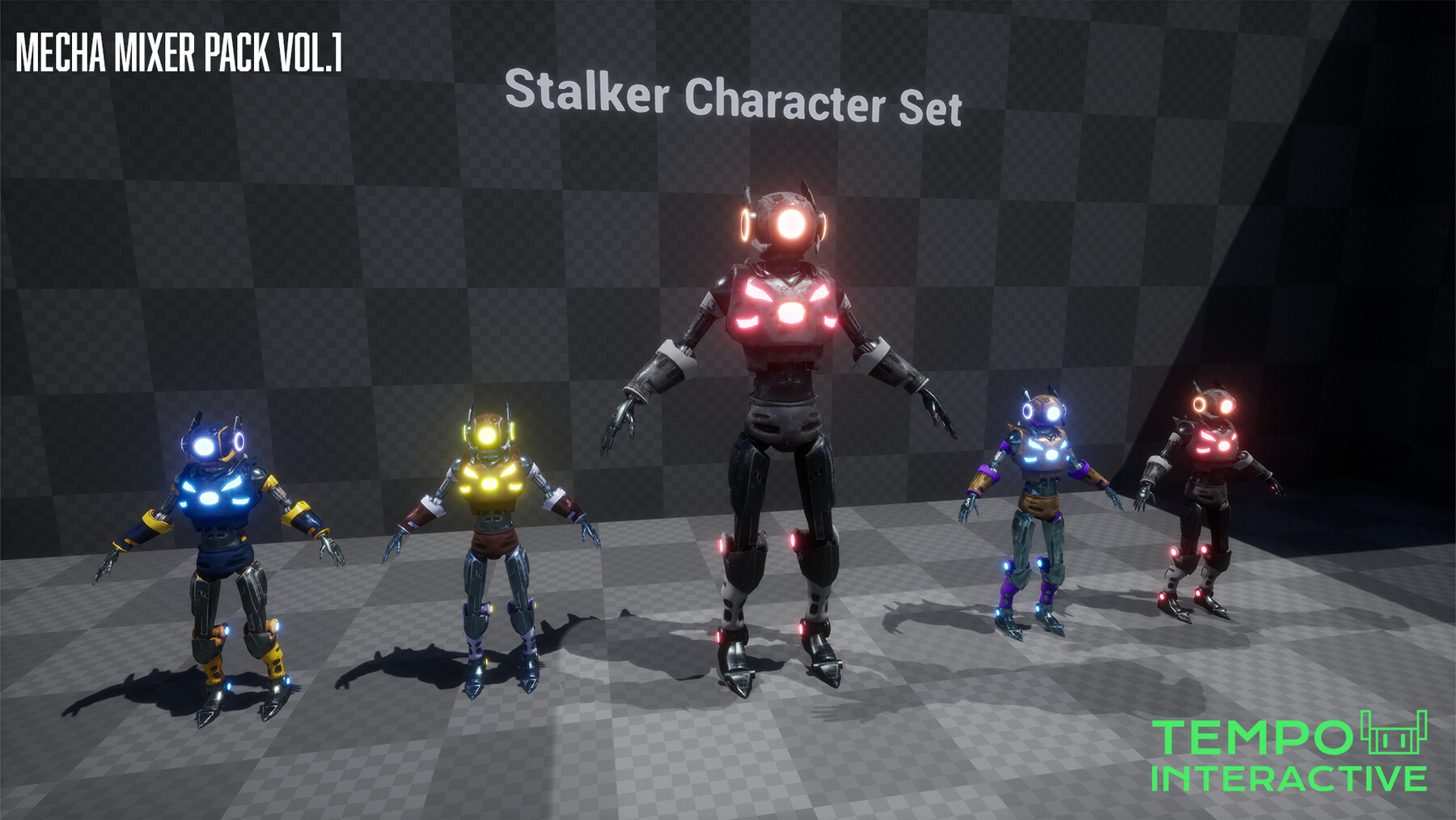 ArtStation - Mecha Mixer Pack Vol.1 | Game Assets