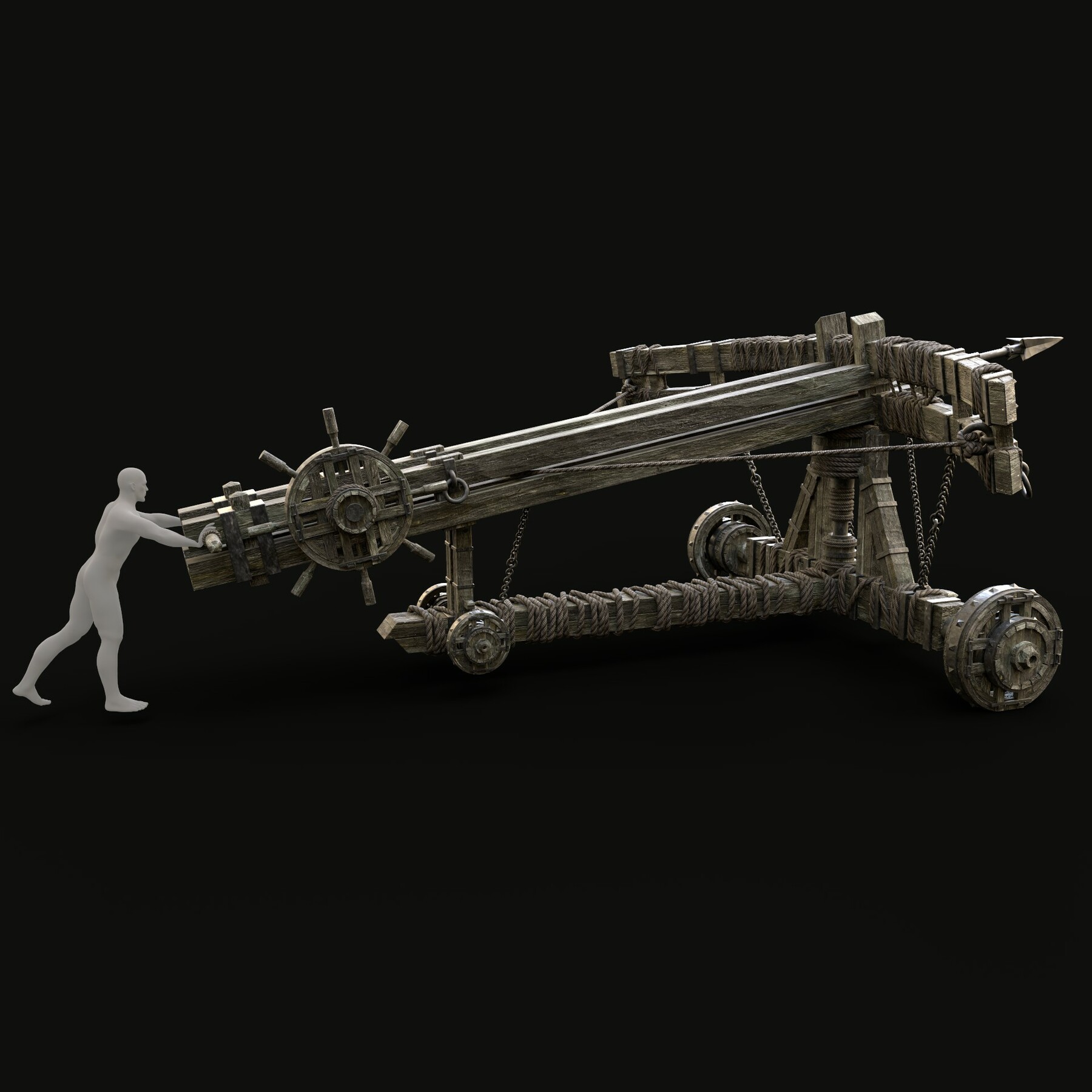 ArtStation - WAR MACHINE BALLISTA MEDIEVAL SIEGE WAR BATTLE WEAPON ...