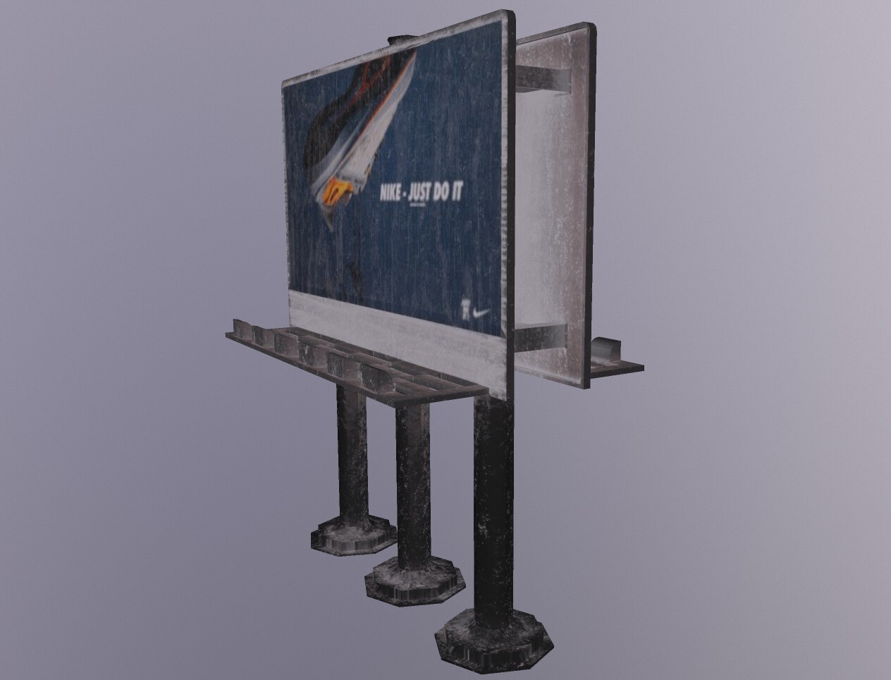 ArtStation - BILL-BOARD STAND low-poly PBR | Game Assets