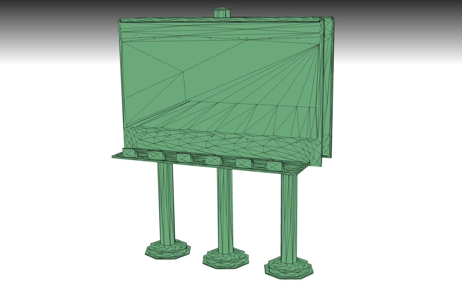 ArtStation - BILL-BOARD STAND low-poly PBR | Game Assets