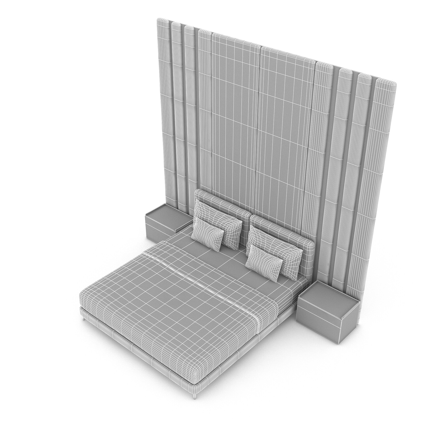 ArtStation - 3d modern bed design 03 | Resources