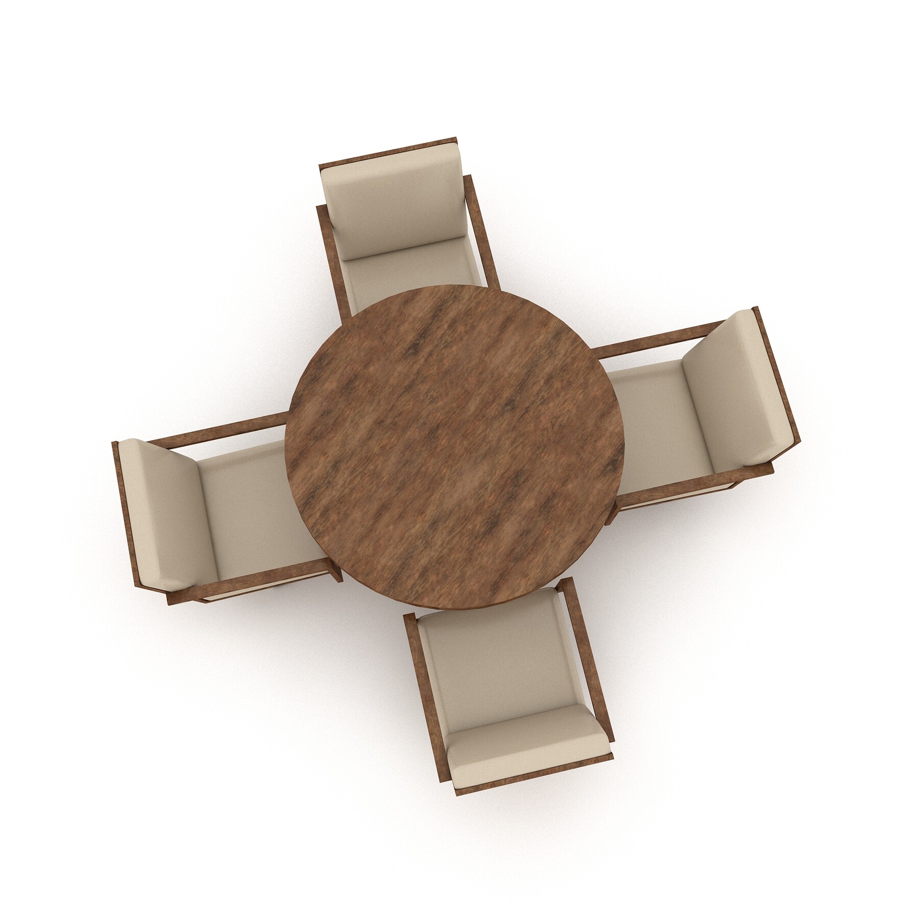 ArtStation - 3d wooden chair table 04 | Resources