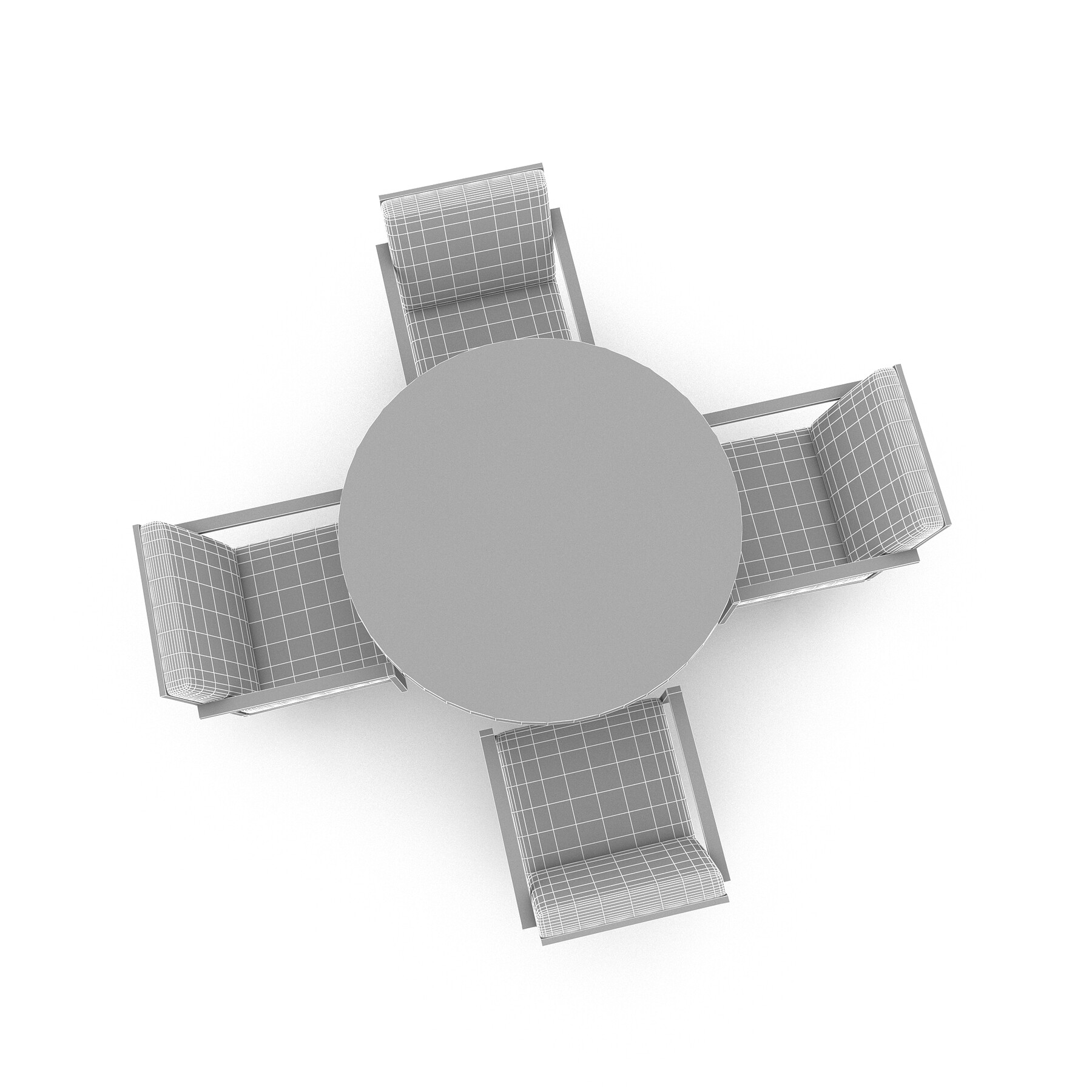 ArtStation - 3d wooden chair table 04 | Resources