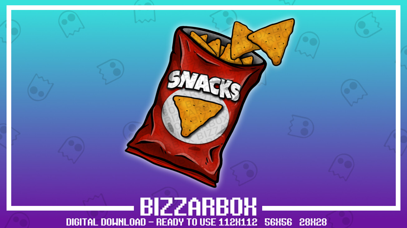 ArtStation - Twitch Emote: Snacks | Artworks